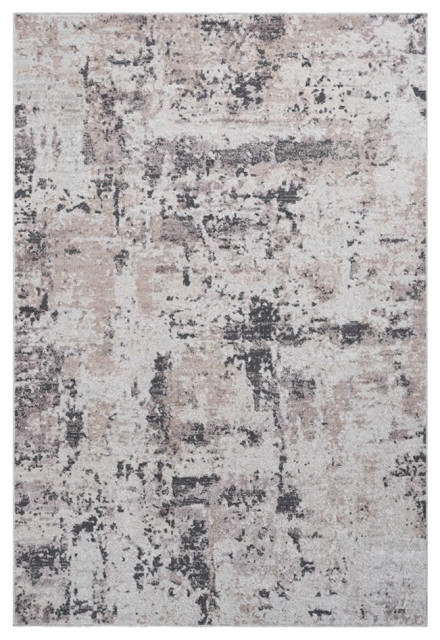 Bunyan Collection Traditional Vintage Cream/Brown Area Rug (5'3'' x 7'6 ...