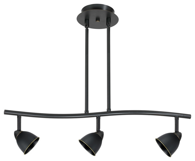 Dark Bronze Metal Serpentine, Surface Mount Light, Sl-954-3-Db/Cdb ...