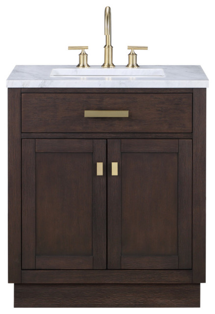 Chestnut 30" Single Bathroom Vanity - Transitional - Bathroom Vanities ...