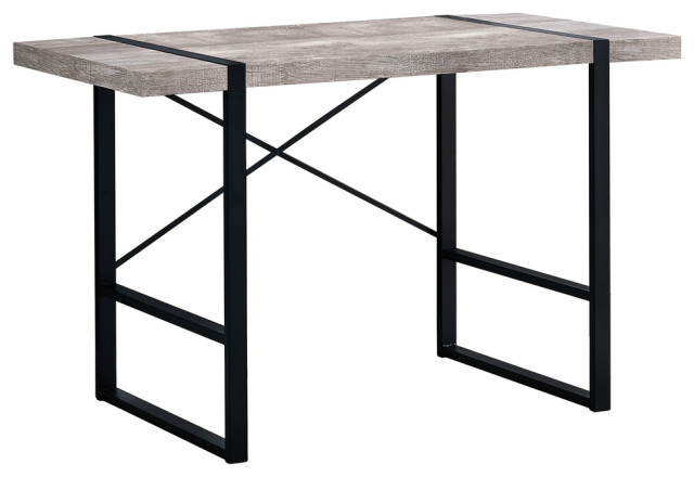 24" Taupe Rectangular Computer Desk - Industrial - Desks And Hutches ...