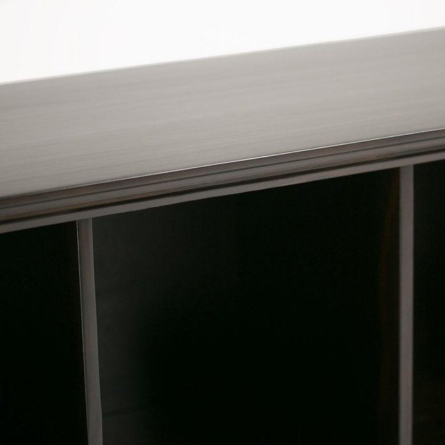 Amherst 8 Cube Console Table Solid Wood Storage Tapered Leg Entryway ...