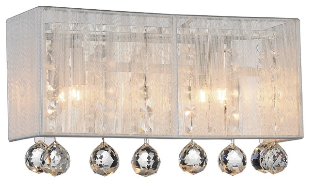 Water Drop 3 Light Vanity Light With Chrome Finish - Contemporary ...