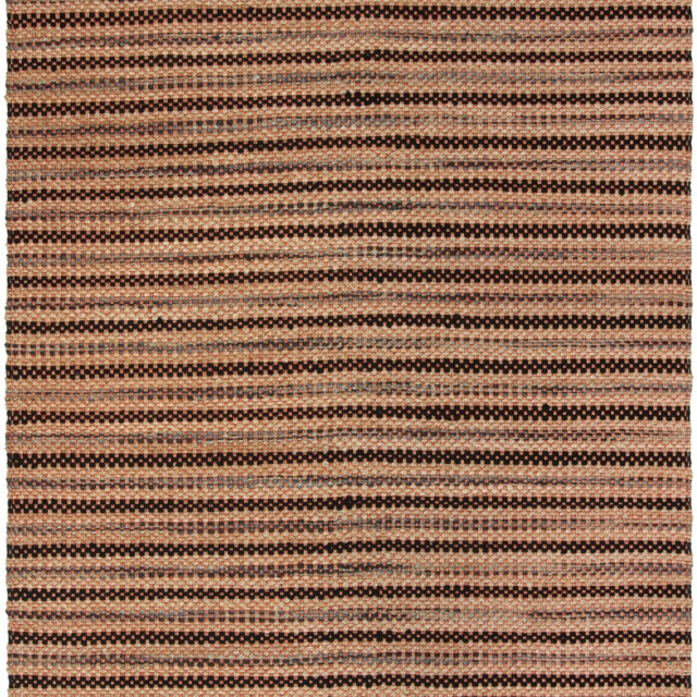 Safavieh Cape Cod Cap104c Handwoven Orange / Black Rug, 8' x 10 ...
