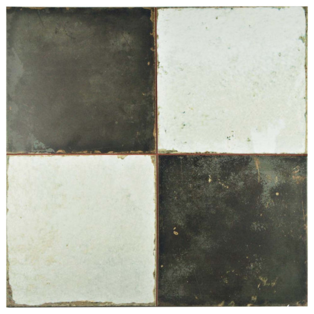 Kings Rombos Ceramic Floor and Wall Tile, Damero, Sample - Farmhouse ...