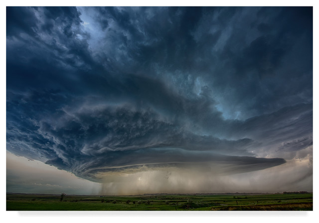 Alexander Fisher 'Montana Supercell' Canvas Art, 47"x30" - Contemporary ...