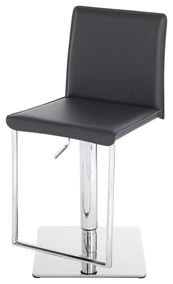 Leather Adjustable Stool - Contemporary - Bar Stools And Counter Stools ...