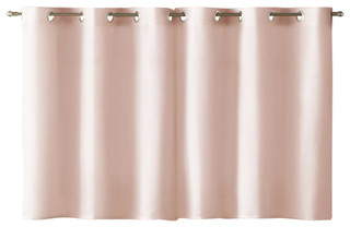 Trio Window Curtains, Blush - Contemporary - Curtains - by Saturday ...