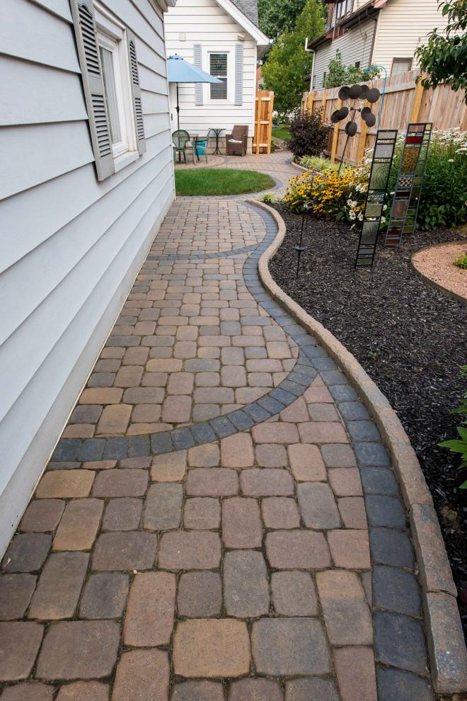 Beautiful Backyard Paver Design in Bexley - French Country - Landscape ...