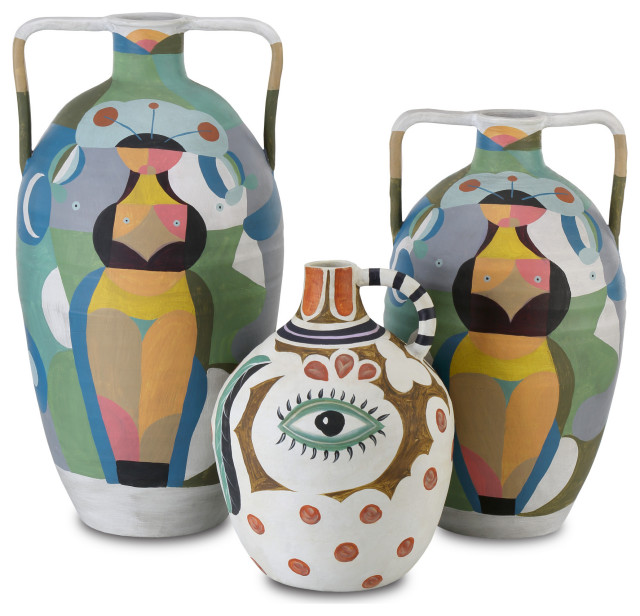 Amphora Medium Vase - Contemporary - Vases - by Buildcom | Houzz