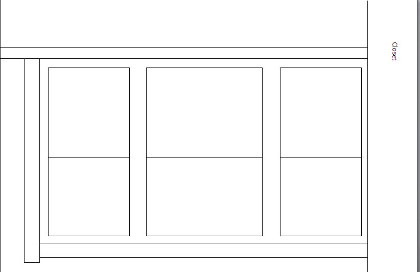 Treatment for uncentered window
