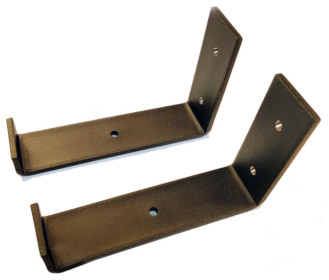 (2) Heavy Duty Industrial Metal Shelf Brackets - 3 Sizes & Styles, 6x10 ...