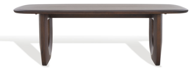 Safavieh Couture Cassiette Wood Coffee Table, Walnut - Transitional ...