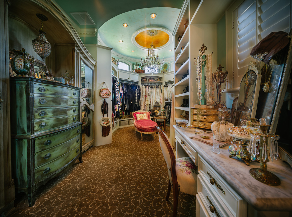 Her Master Closet Addition - Shabby-chic Style - Closet - Houston - by ...