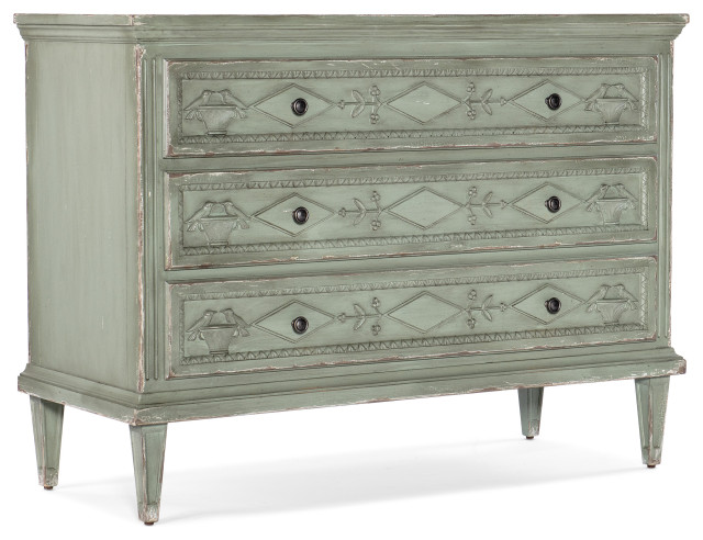 Charleston Three-Drawer Accent Chest - Farmhouse - Accent Chests And ...