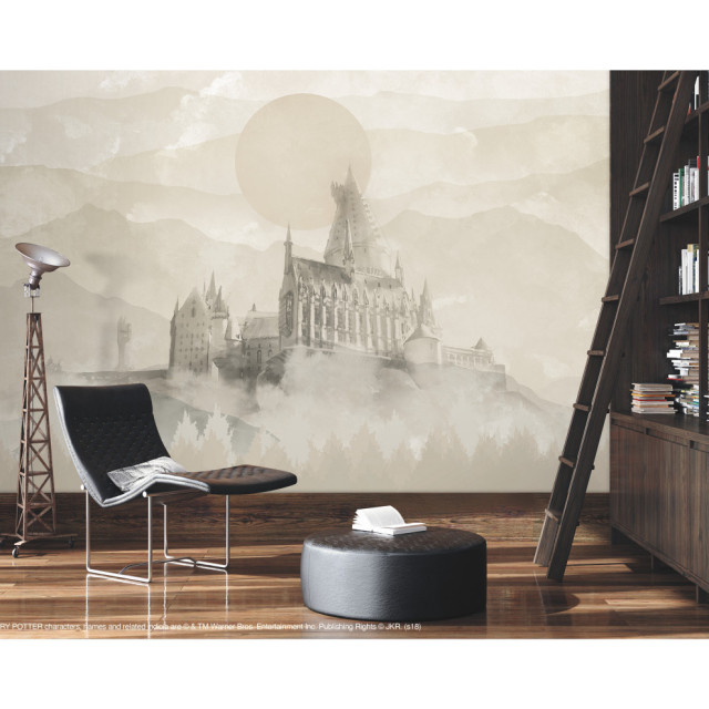Harry Potter Hogwarts Castle Peel and Stick Mural - Traditional - Wall ...