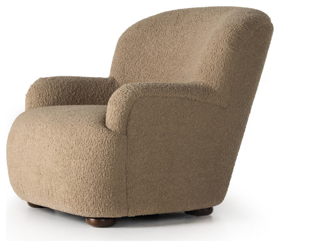 Kadon Chair, Sheepskin Camel - Transitional - Armchairs And Accent ...