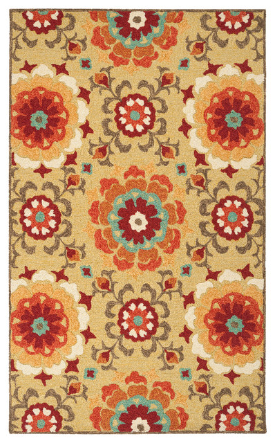 Hand Hooked Storm Rug SOM-7704, 8' x 10'6" - Contemporary - Area Rugs ...