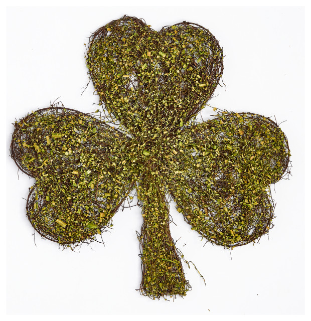 16" X 15" X 1" Wall Hanging St Patrick'S Day Shamrock Decoration ...