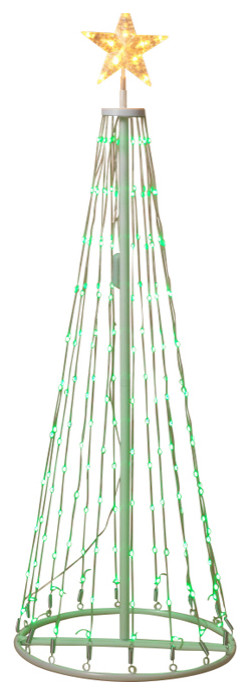 4' Electric Steel Frame Tree With 120 Color Changing LED Lights ...