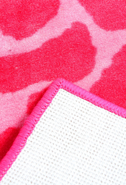 Giraffe Girly Giraffe Area Rug for Dining Room, Made In USA, 6' Octagon ...