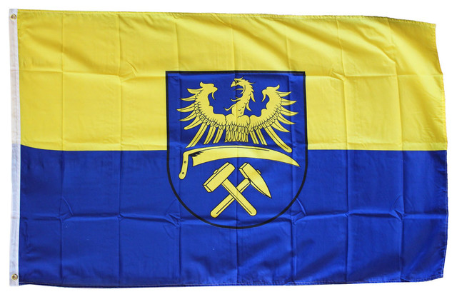 Upper Silesia, 3'x5' Polyester Flag - Traditional - Flags And Flagpoles ...