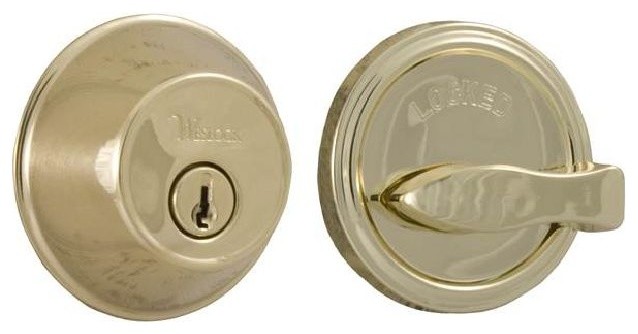 Weslock 300 Series Single Cylinder Deadbolt, Oil Rubbed Bronze Finish ...