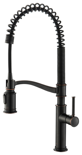 Sellette Commercial Style 2-Function Pull-Down 1-Handle 1-Hole Kitchen ...