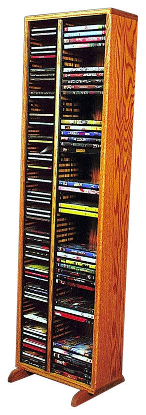 W Cd/Dvd Storage Cabinet - Transitional - Media Racks And Towers - by ...