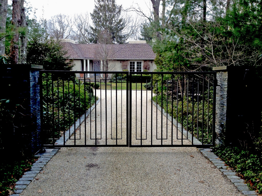 Driveway Gates - Transitional - Landscape - New York - by East Hampton ...