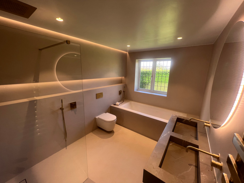 Micro cement - Bathroom & Wc - Bathroom - Hertfordshire - by Render ...
