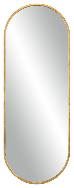 Varina Tall Gold Mirror - Contemporary - Wall Mirrors - by Ownax | Houzz