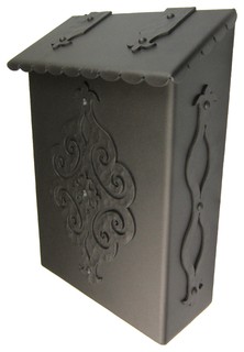 Spanish Revival Wrought Iron Mailbox - Mediterranean - Mailboxes - by ...