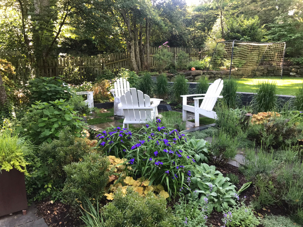 Provence Style Backyard in Bethesda, Maryland - French Country ...