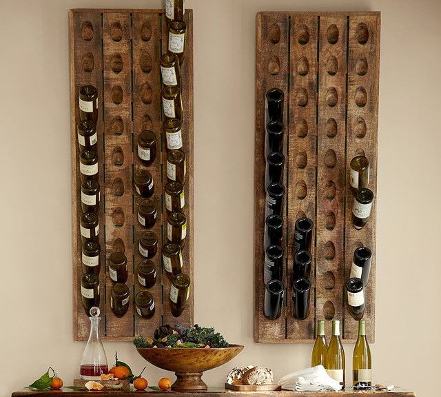 French Wine Bottle Wall Rack Pottery Barn at Vicki Howes blog