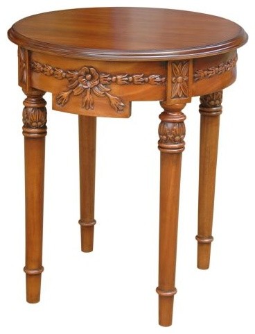 Regency Flower Side Table - Traditional - Side Tables And End Tables ...