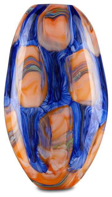 Negroli Glass Vase - Contemporary - Vases - by Buildcom | Houzz