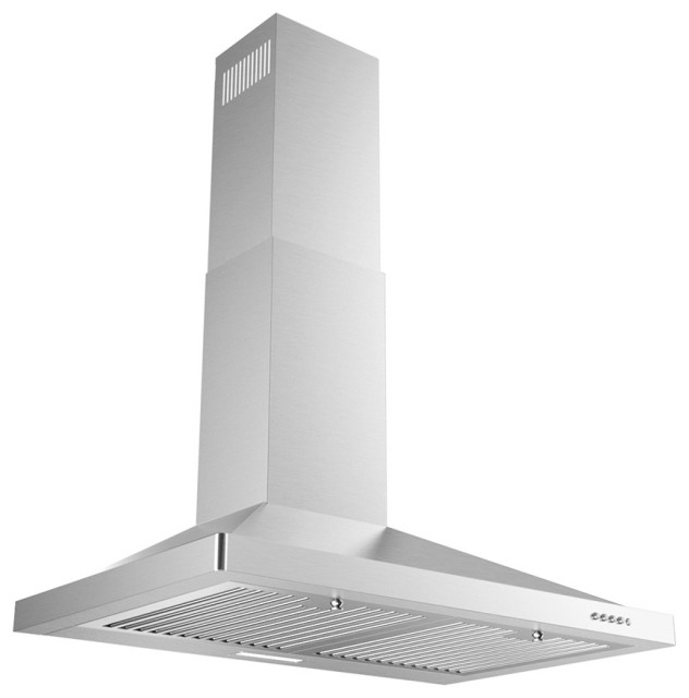 Streamline 30" Stadera Ducted Wall Mount Range Hood, Stainless Steel ...