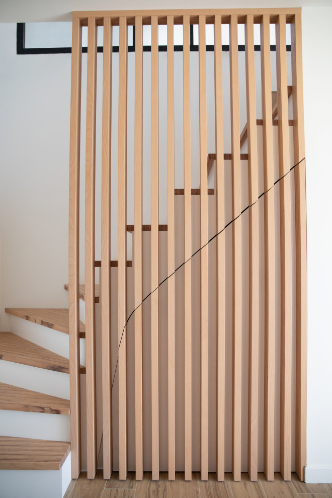 Oudon - Escalier & claustra garde corps - Contemporary - Staircase ...