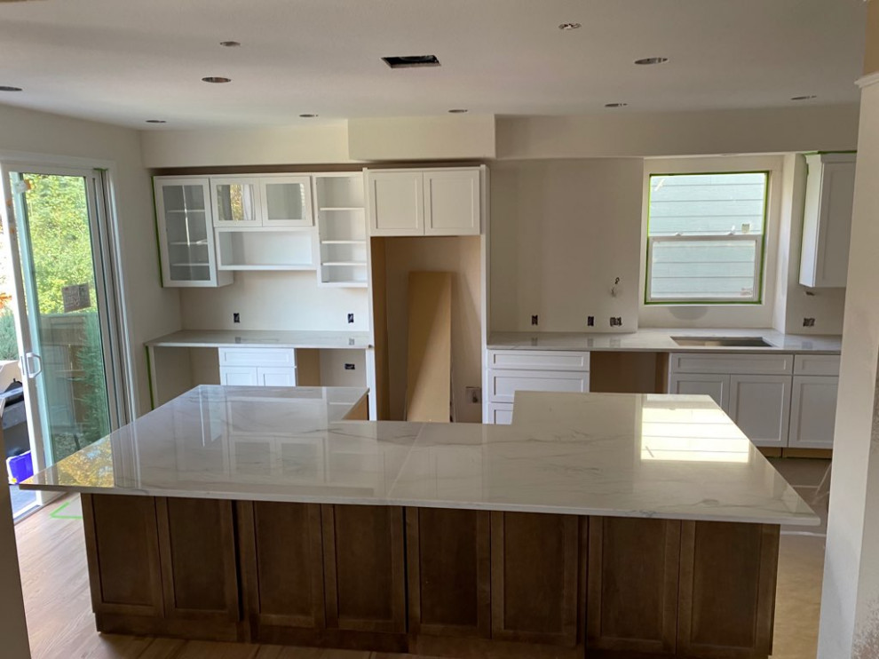 Bianco Superior Quartzite Kitchen! - Modern - Kitchen - Denver - by ...