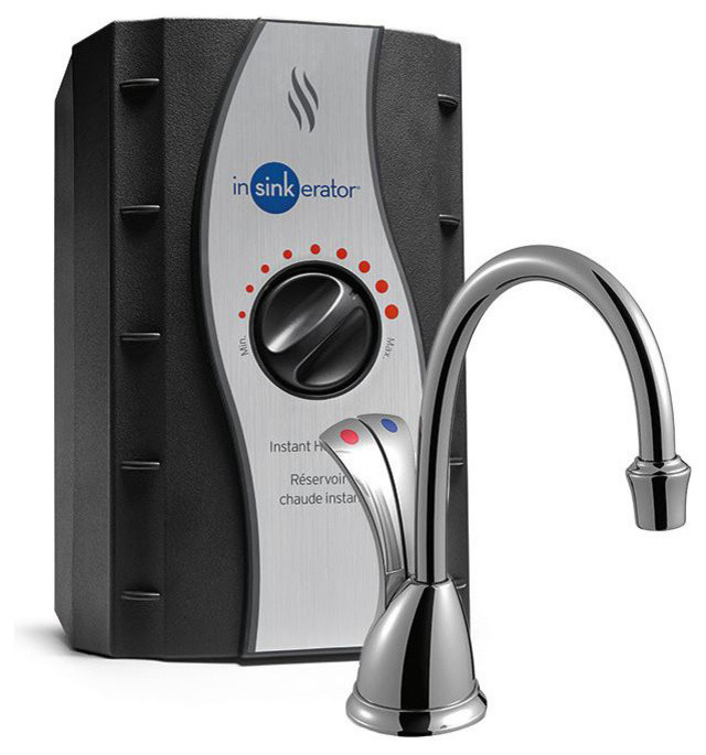 InSinkErator Hot Water Dispenser Chrome, HC-WAVEC-SS - Contemporary ...