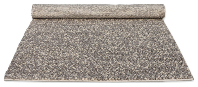Hand Woven Ivory Bubble Textured Wool Rug by Tufty Home, 4x6 ...