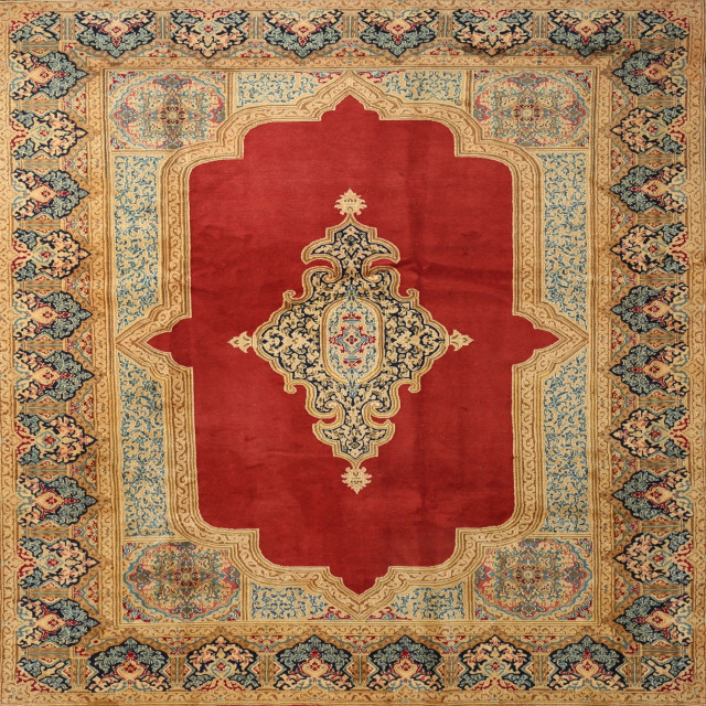 Ahgly Company Indoor Rectangle Traditional Area Rugs, 5' Square ...