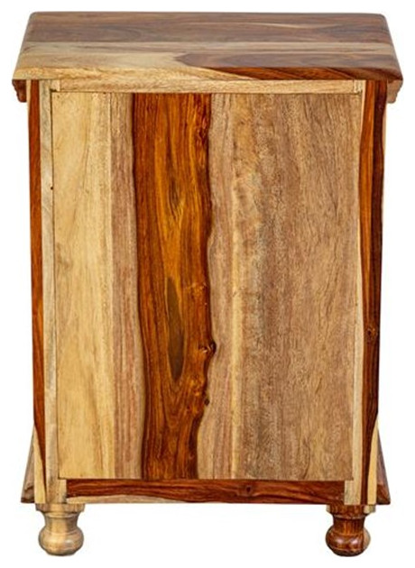 Porter Designs Taos Solid Sheesham Wood 12 Pane Glass Cabinet or ...