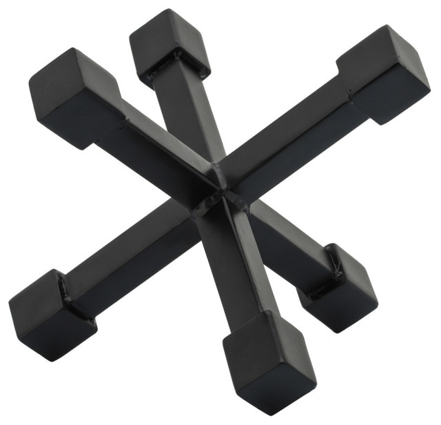 Metal 10" Decorative Jack, Black - Contemporary - Decorative Objects ...