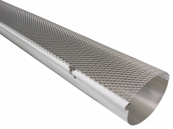 Half Round Aluminum Hinged Gutter Screens, 5" - Contemporary - Roofing ...