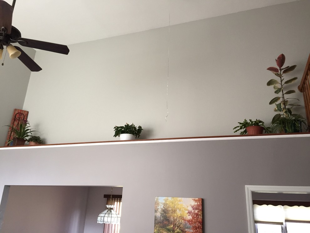 High ceiling ledge