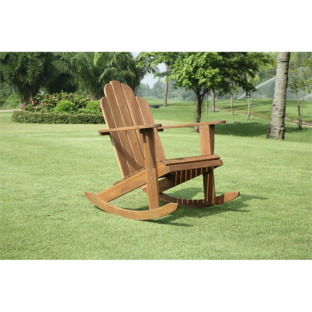 Teak Adirondack Rocker - Contemporary - Adirondack Chairs - by ...