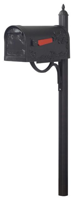 Hummingbird Curbside Mailbox With Locking Insert and Richland Mailbox ...