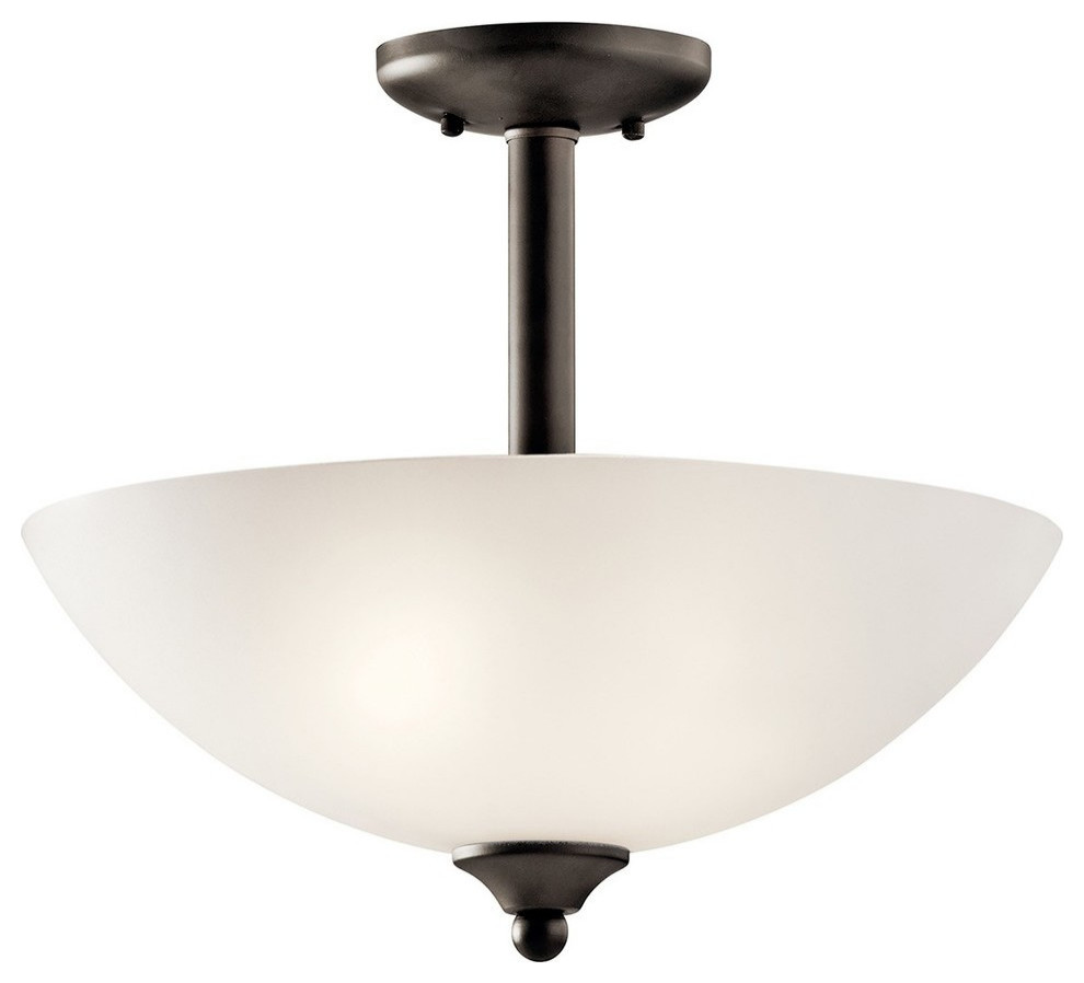 Kichler Jolie 2-Light Convertible Pendant With LED Bulbs 43641OZL18 ...