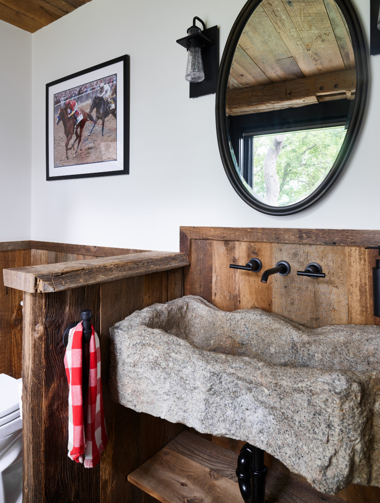 Labor Ipswich - Rustic - Powder Room - Boston - by AG&Co. Interior ...